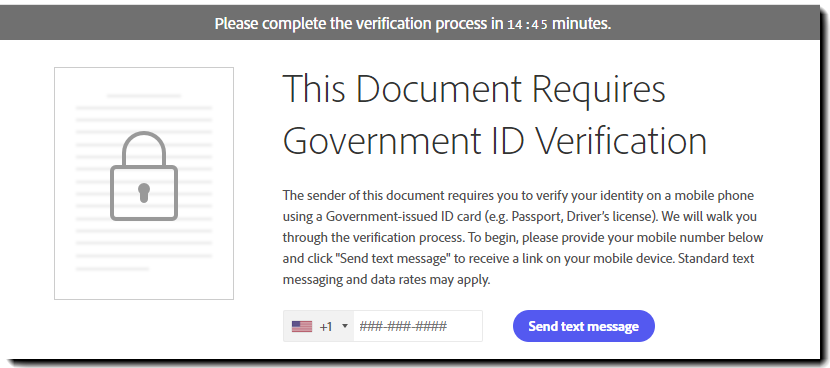 Government ID authentication